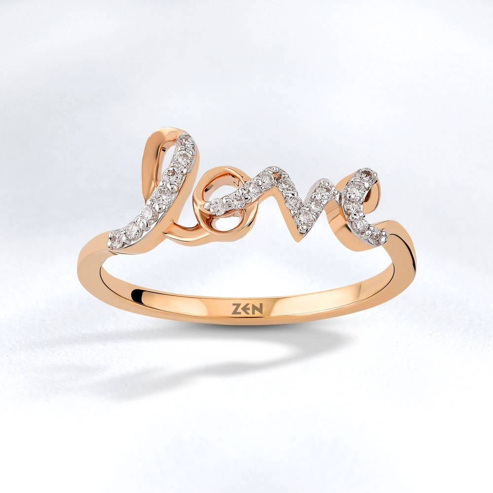 Love name ring store