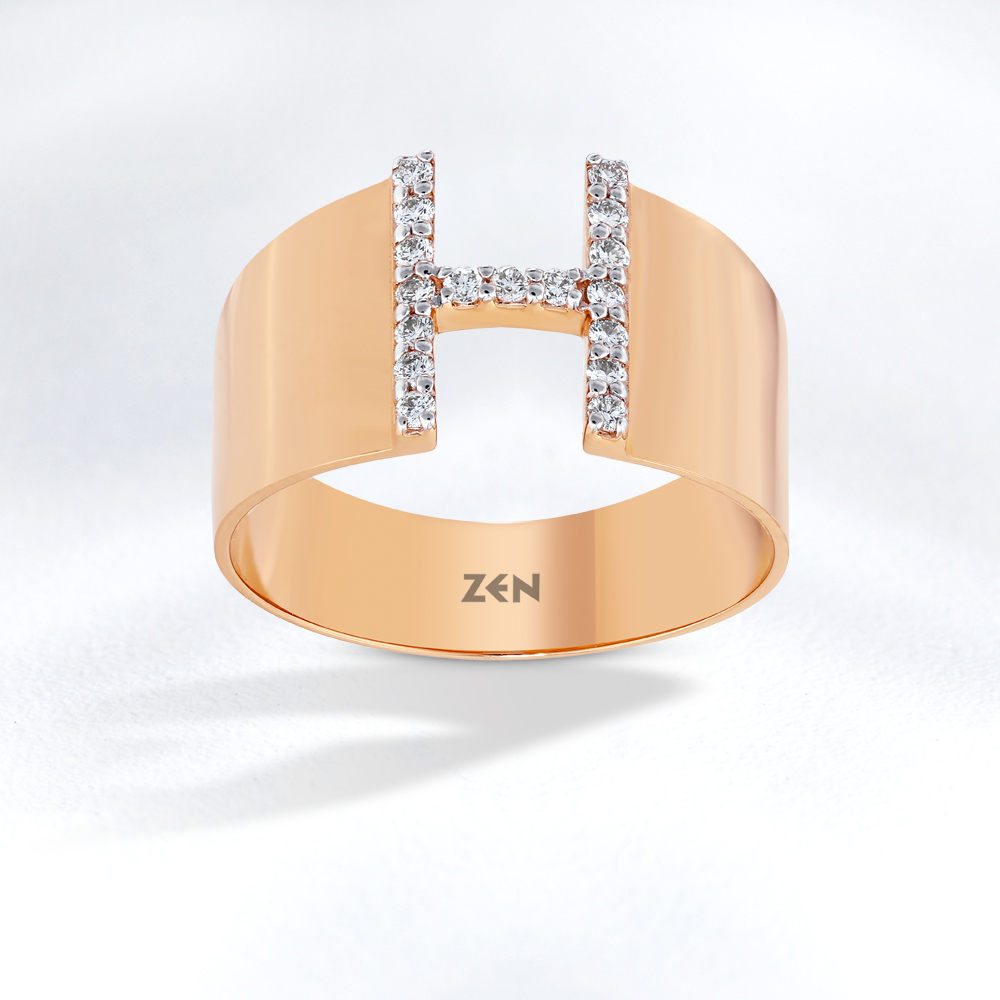0.14 ct. Buchstabe H Ring 3001419329 Zen Diamond