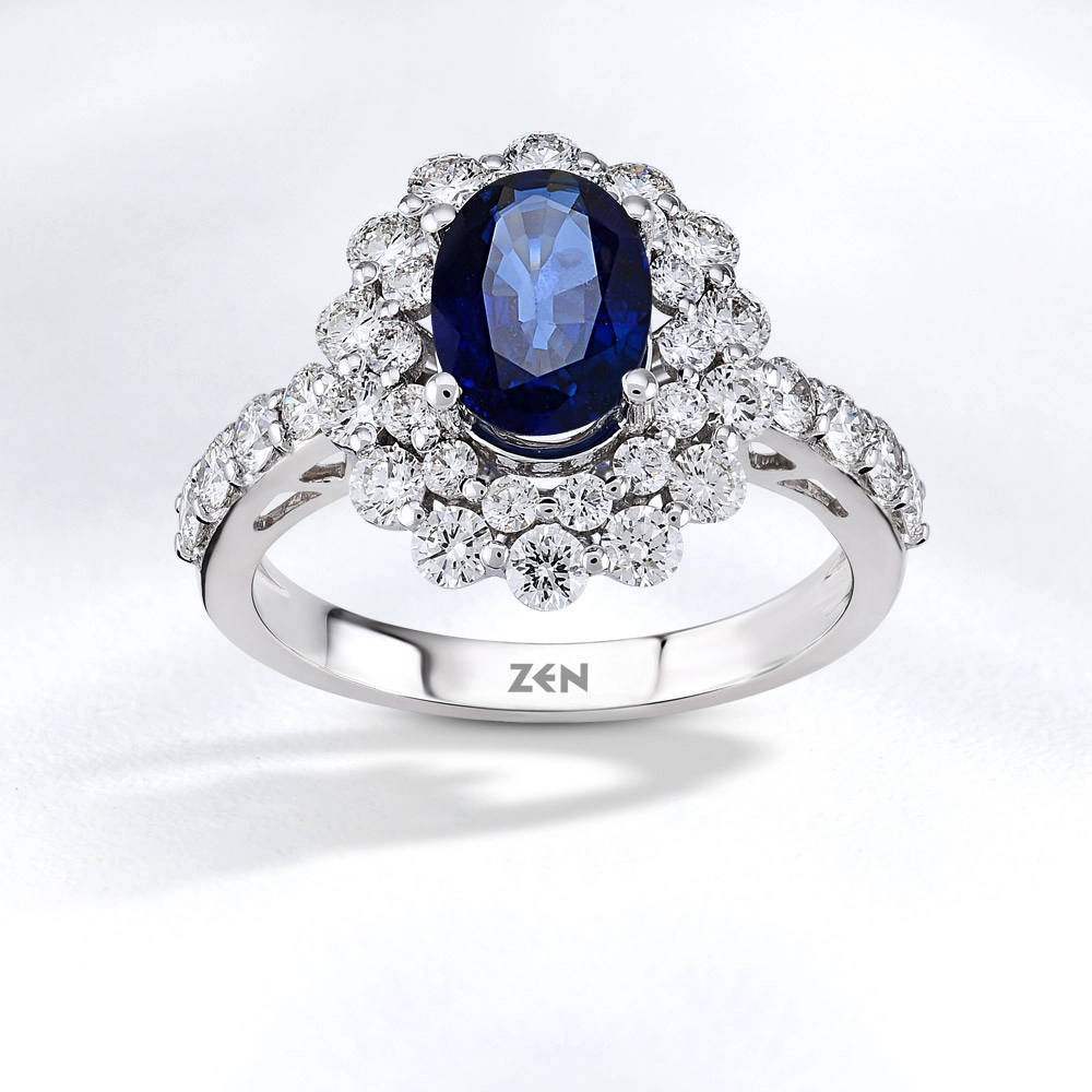2.54 ct. Saphir Ring - 3000648450 | Zen Diamond